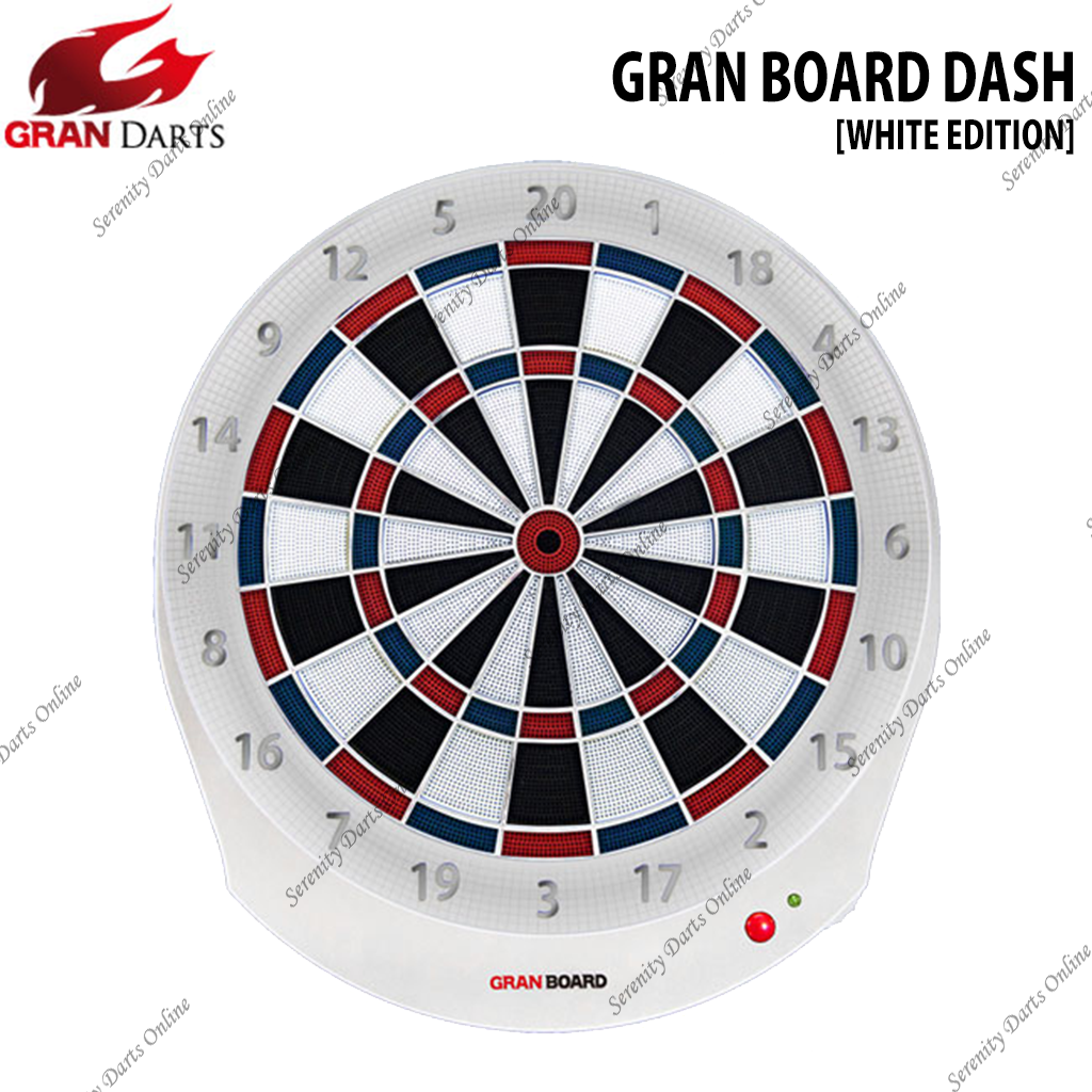 GRAN BOARD DASH ( BLUE/RED ) [WHITE EDITION] – Serenity Darts Online